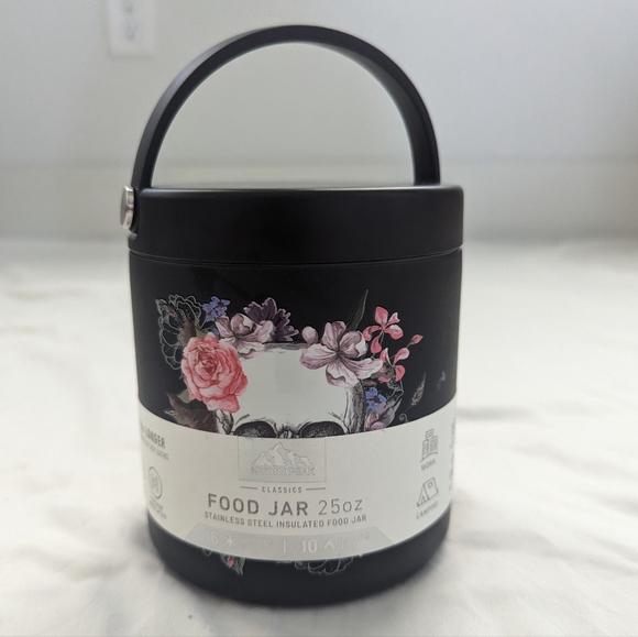 Hydrapeak | Kitchen | Hydrapeak Food Jar Floral Skull | Poshmark